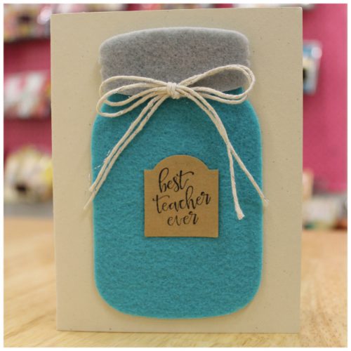 Felt Mason Jar Note Cards - Kunin Felt