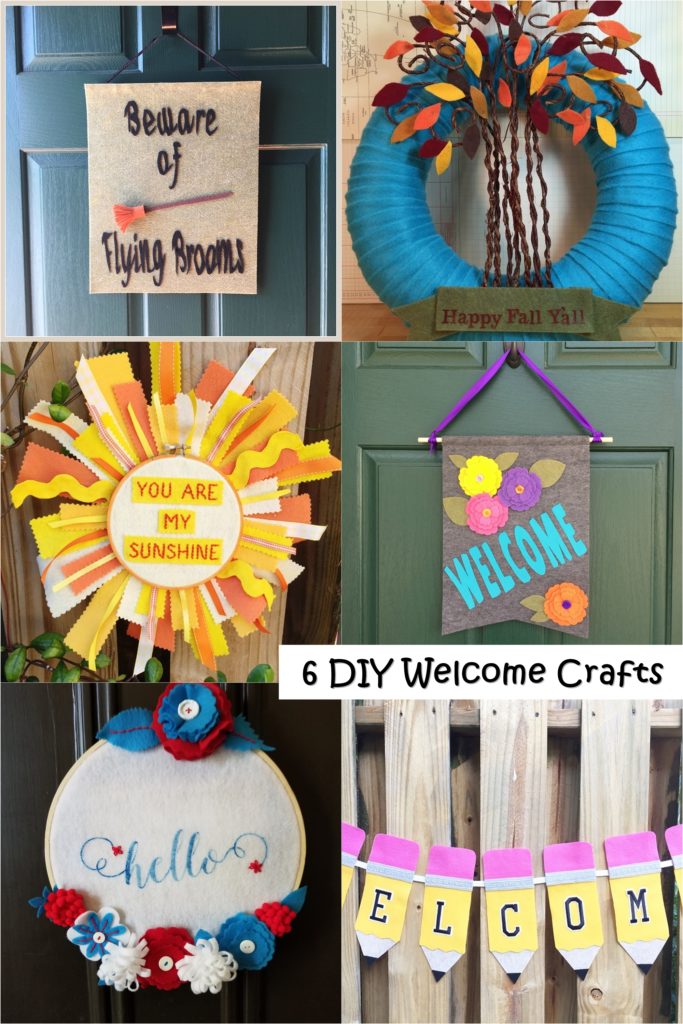 6 DIY Felt Welcome Crafts Kunin Felt 6 DIY Felt Welcome Crafts Kunin Felt