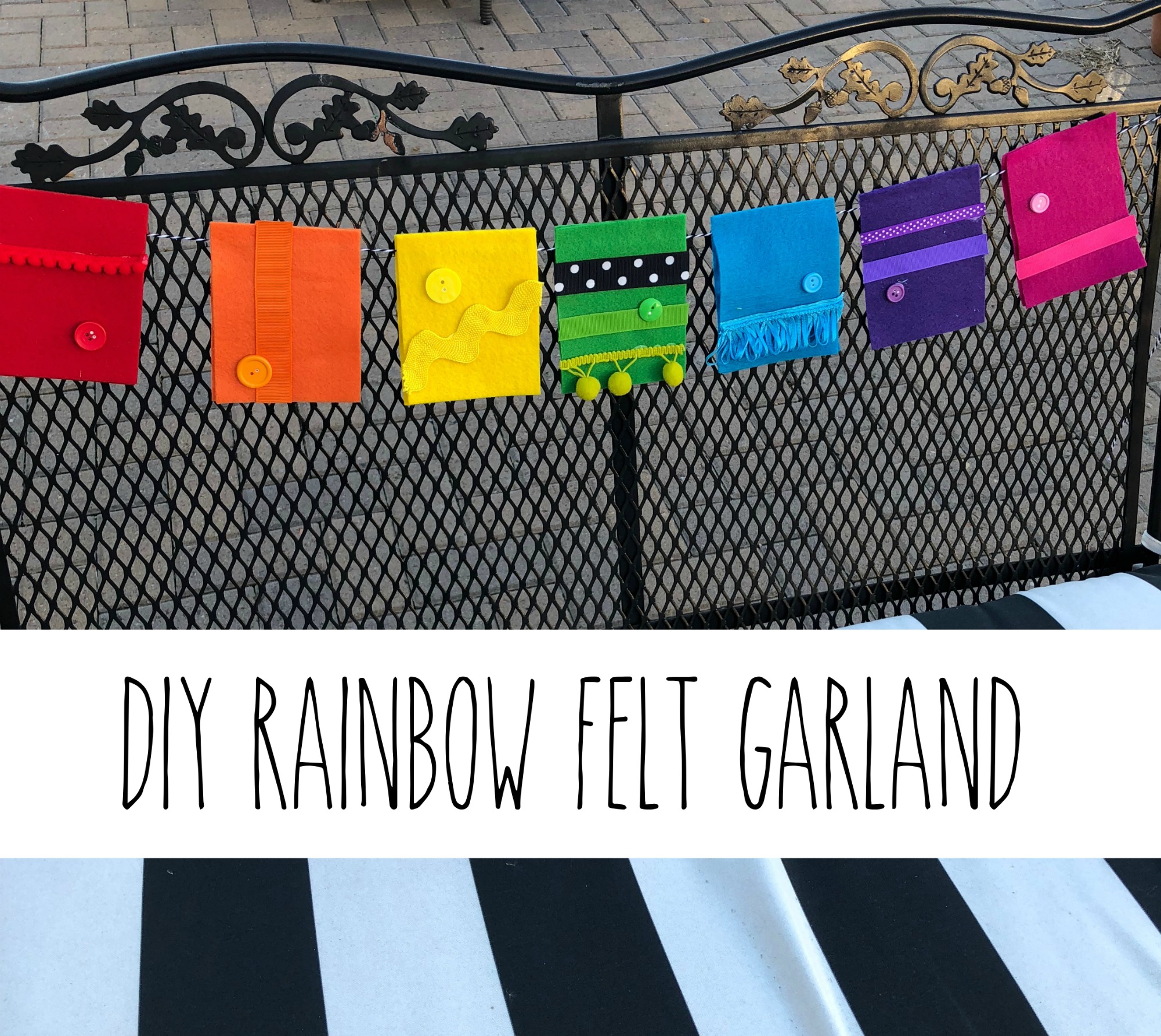DIY Felt Rainbow Garland - Kunin Felt