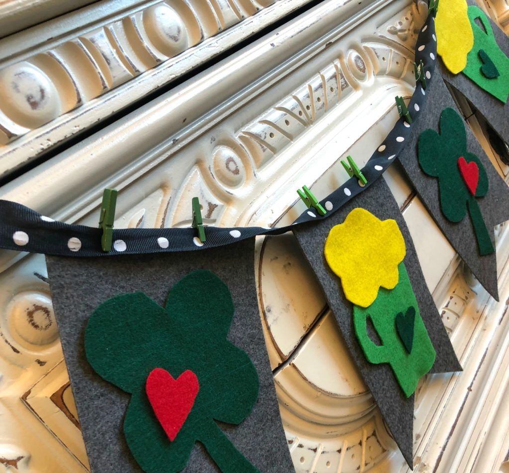 DIY St. Patrick’s Day Felt Garland - Kunin Felt