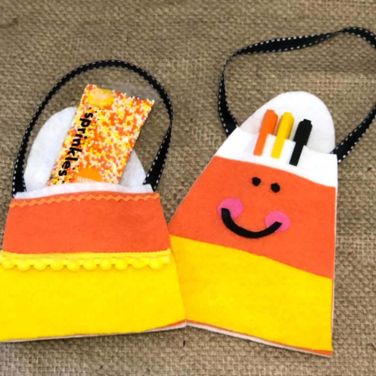 Candy Corn Kindness Goody Bags - Kunin Felt