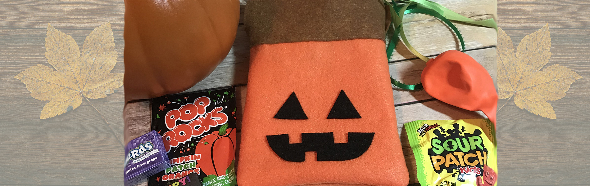 Easy Sew Felt Jack-o-Lantern Treat Bag - Kunin Felt