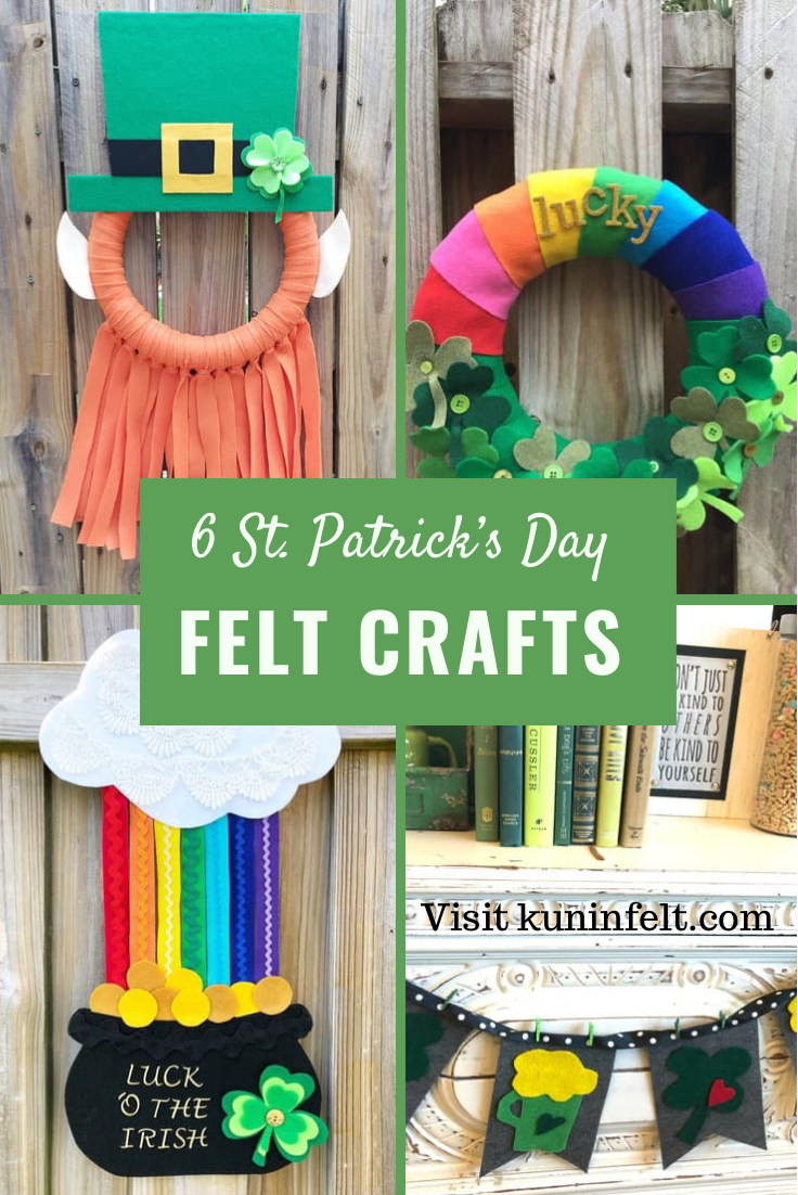 6 St. Patrick's Day Felt Crafts - Kunin Felt