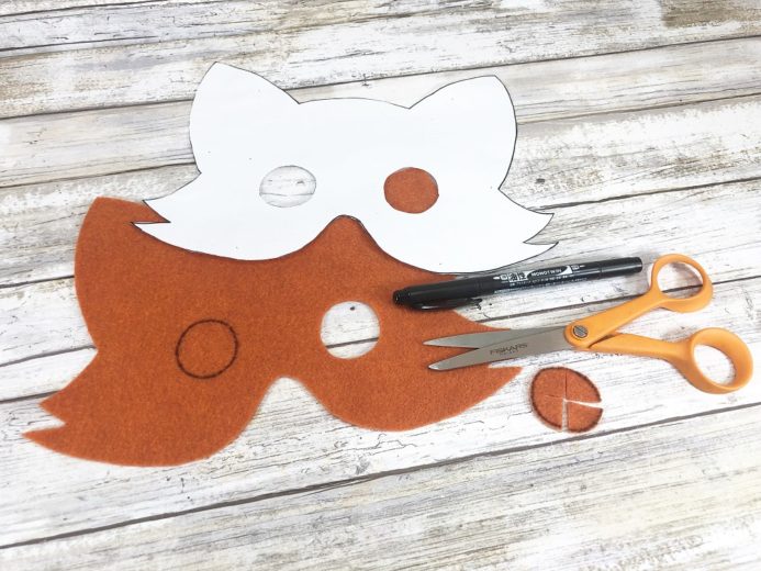 DIY Felt Fox and Raccoon Masks - Kunin Felt