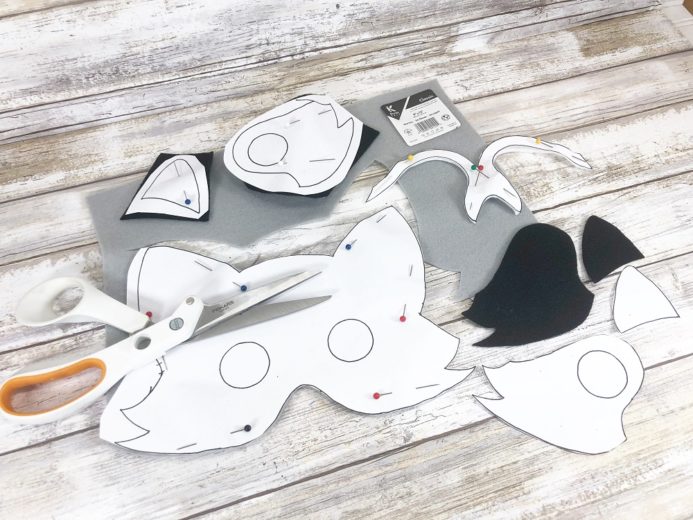 DIY Felt Fox and Raccoon Masks - Kunin Felt